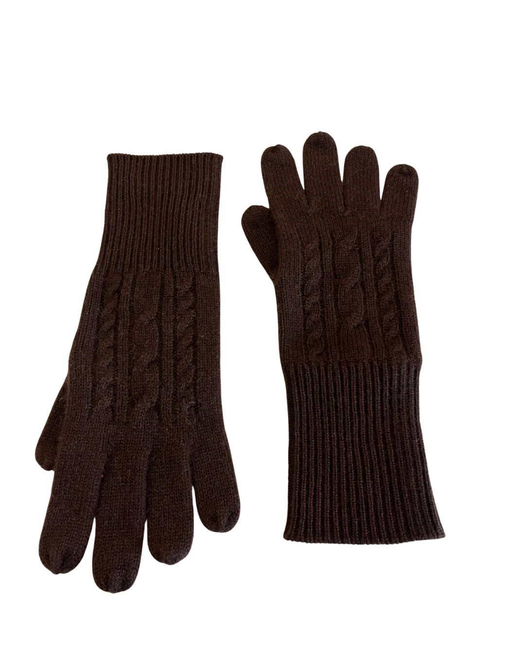 Cashmere Gloves in Chocolate Brown – Kenmare Cashmere