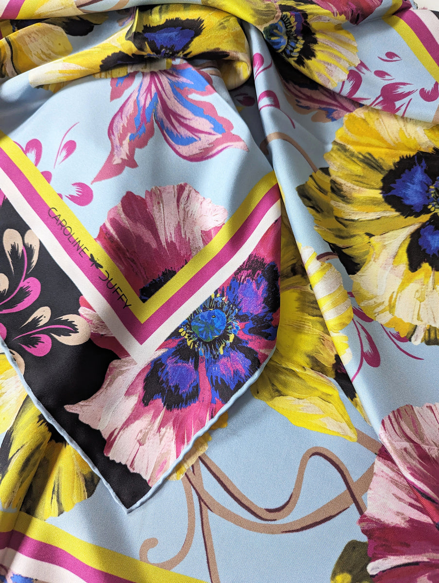 Eden Silk Scarf - Caroline Duffy – Kenmare Cashmere