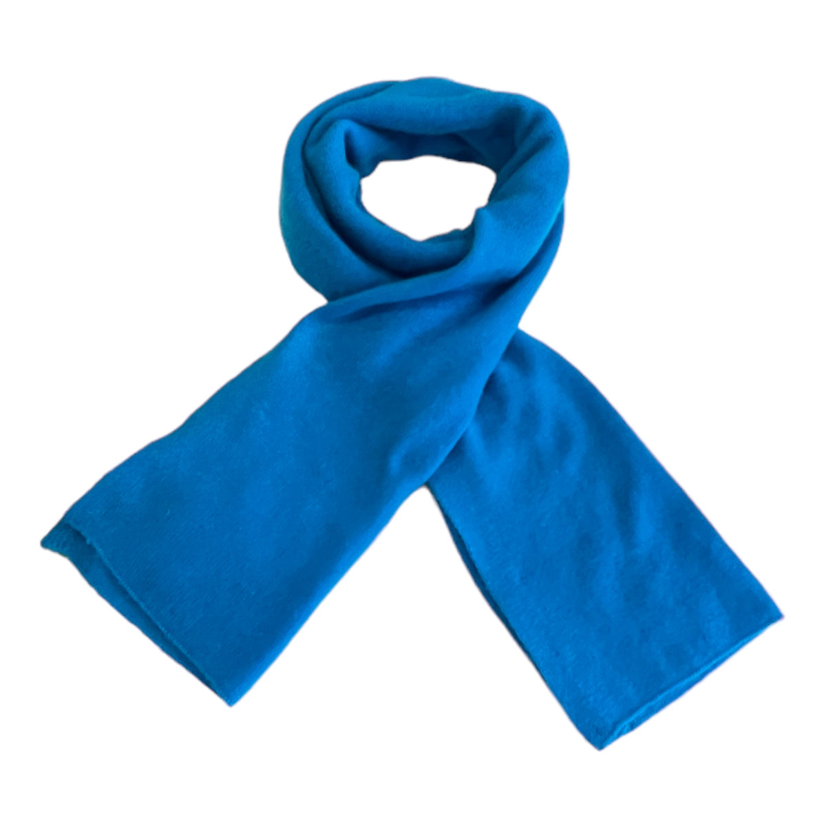 100% Cashmere Cerulean Blue Scarf – Kenmare Cashmere